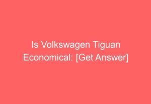 Why Is My Check Engine Light On Volkswagen Tiguan: [Explained ...