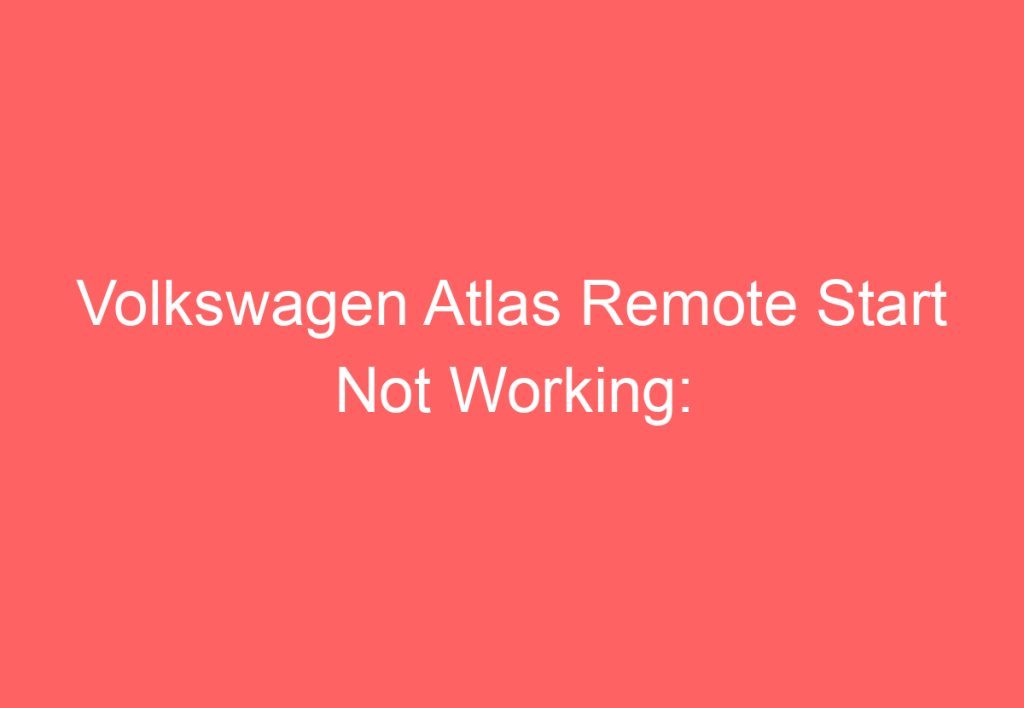 Volkswagen Golf Keyless Entry Not Working: [Easy Troubleshooting ...