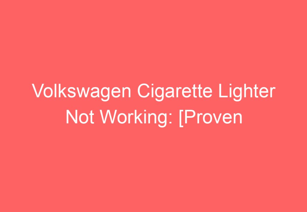 How Do I Reset My Volkswagen Radio Code: [Answered] - VolkswagenBuddy