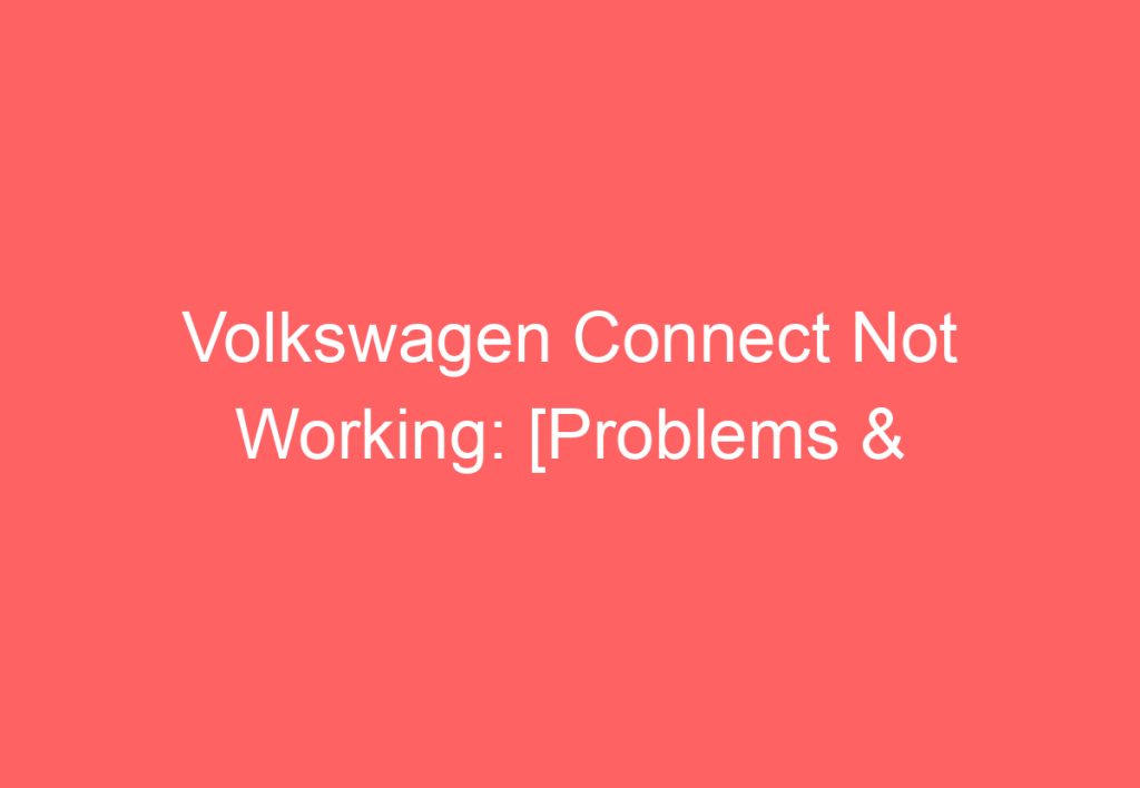 Volkswagen Golf Radio Not Working: [Proven Fixes!] - VolkswagenBuddy