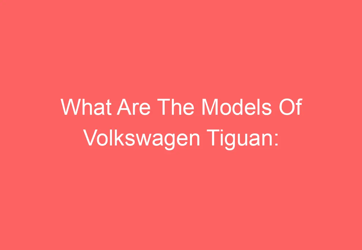 Why Is My Check Engine Light On Volkswagen Tiguan: [Explained ...
