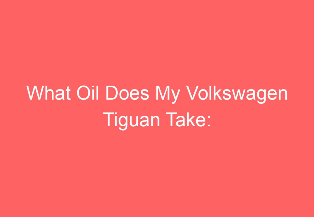 Why Is My Check Engine Light On Volkswagen Tiguan: [Explained ...