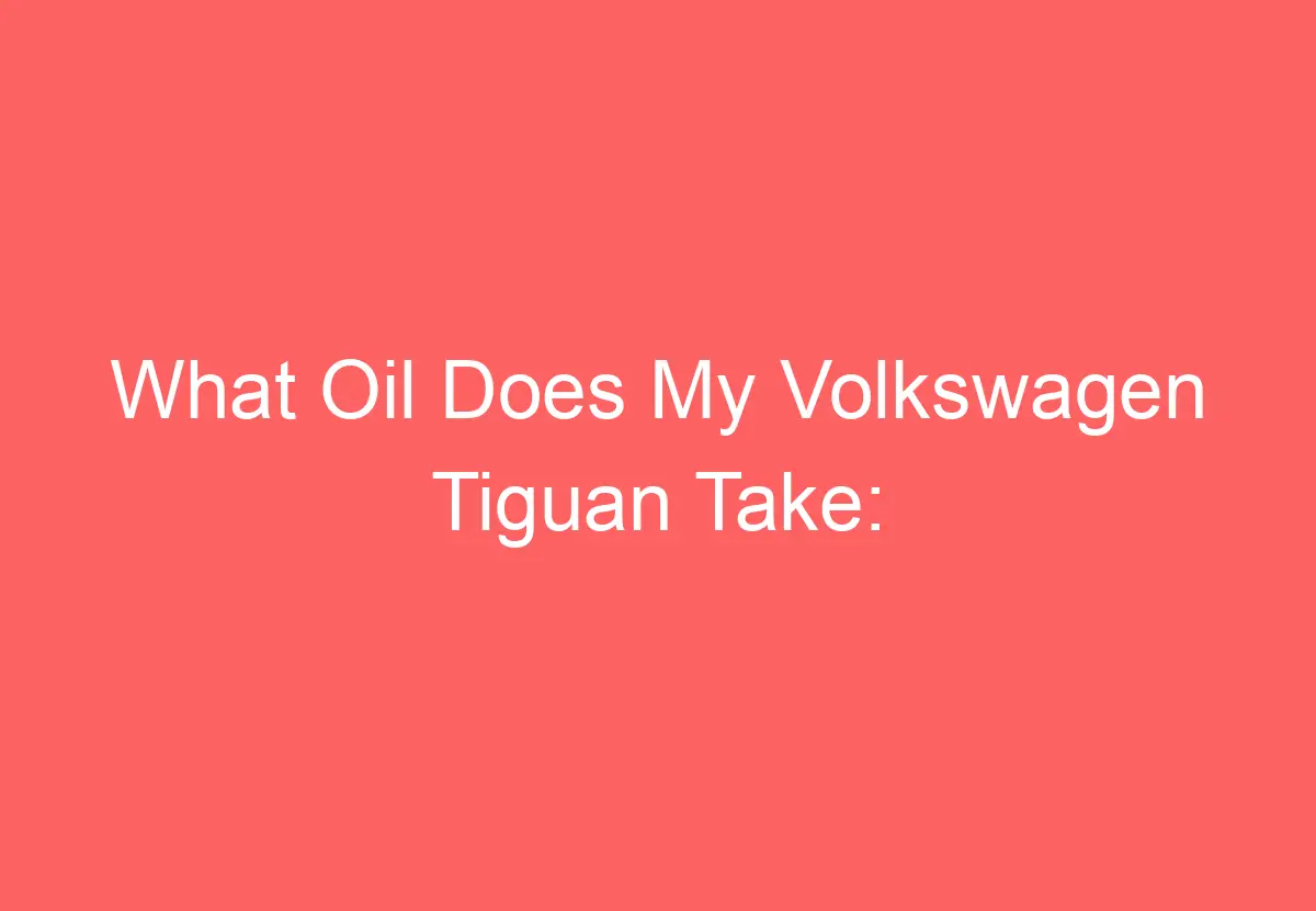 Why Is My Check Engine Light On Volkswagen Tiguan: [Explained ...