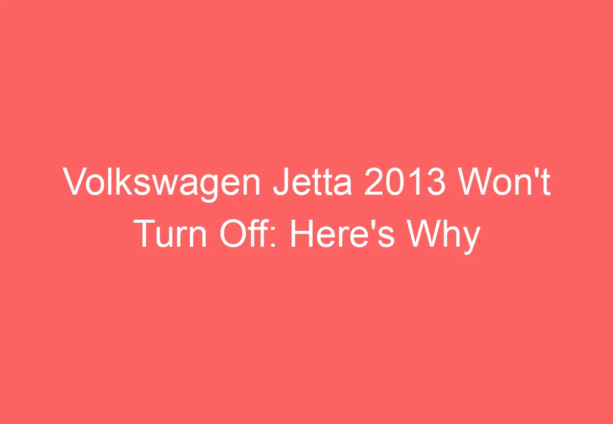 Volkswagen Jetta Check Engine Light Codes [Explained] - VolkswagenBuddy