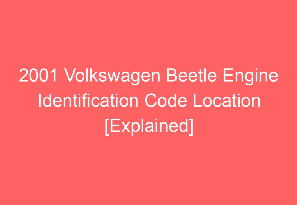 Volkswagen Engine Code Lookup [Discovered] - VolkswagenBuddy