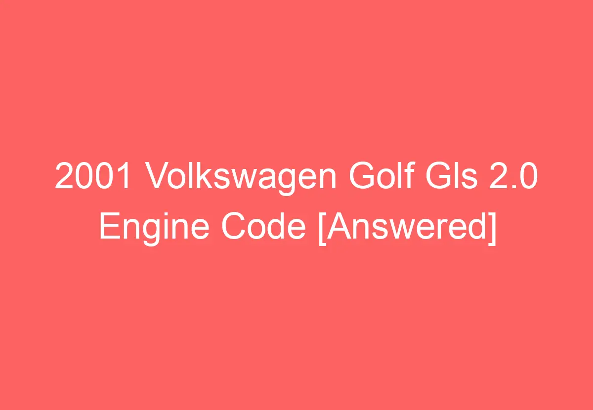 U3501 Engine Code Volkswagen Tiguan [Answered] - VolkswagenBuddy