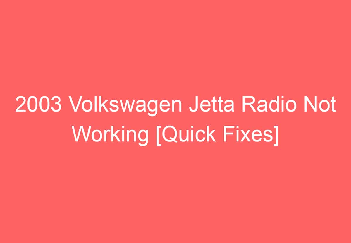 Volkswagen Windshield Wipers Not Working: [Quick Fixes] - VolkswagenBuddy