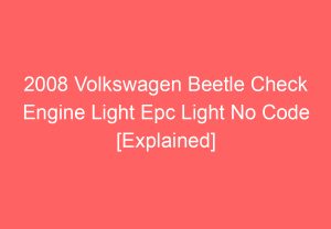 How To Reset Check Engine Light Volkswagen Passat (Explained ...