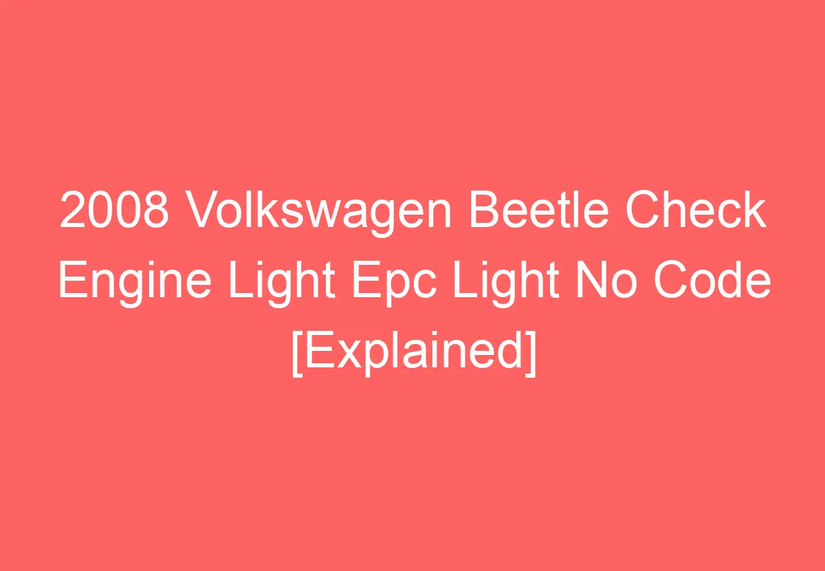 How To Reset Check Engine Light Volkswagen Passat (Explained ...