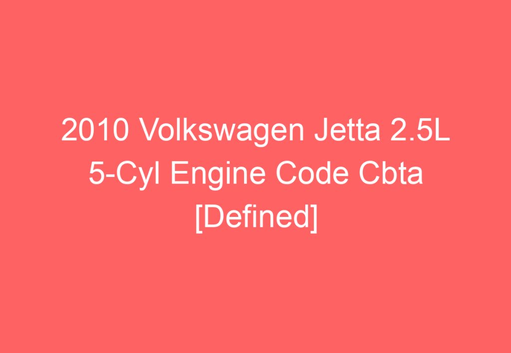What Is A 5 Cylinder Engine Volkswagen (Find Out) - VolkswagenBuddy