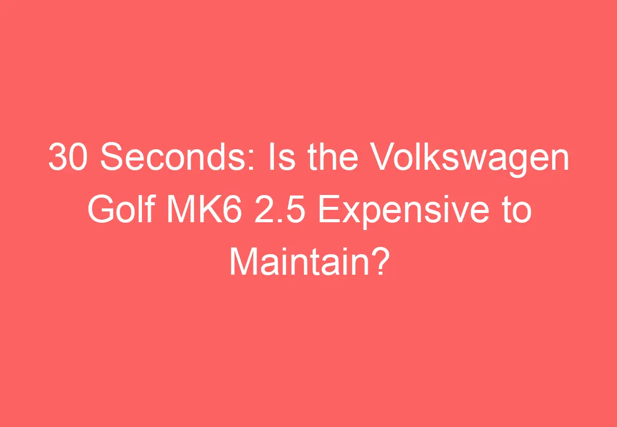 Volkswagen Tdi Engine Codes [Discovered] - VolkswagenBuddy