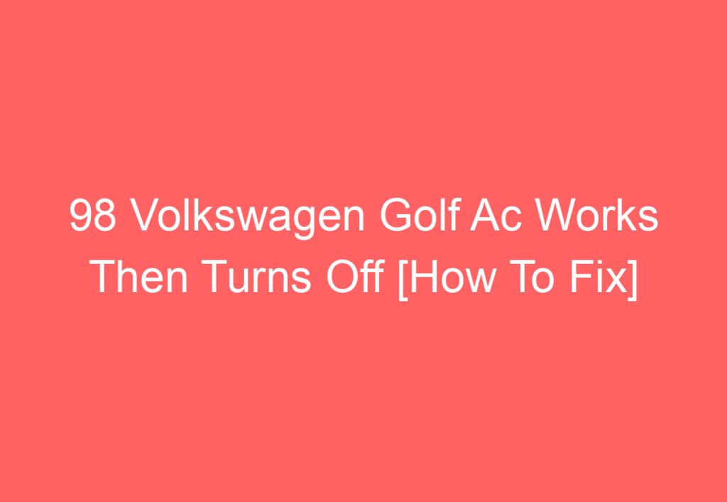 Volkswagen Golf Engine Codes [Disclosed] - VolkswagenBuddy