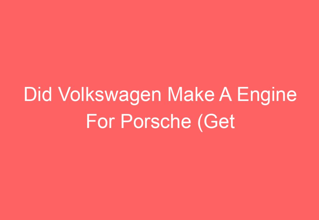 What Does The Check Engine Light Mean On A Volkswagen (Explained ...