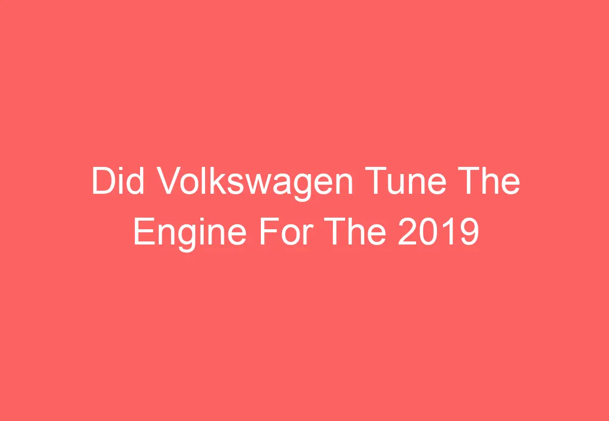 How To Find Volkswagen Engine Code (Explained) - VolkswagenBuddy