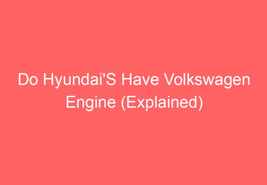 What Does The Check Engine Light Mean On A Volkswagen (Explained ...