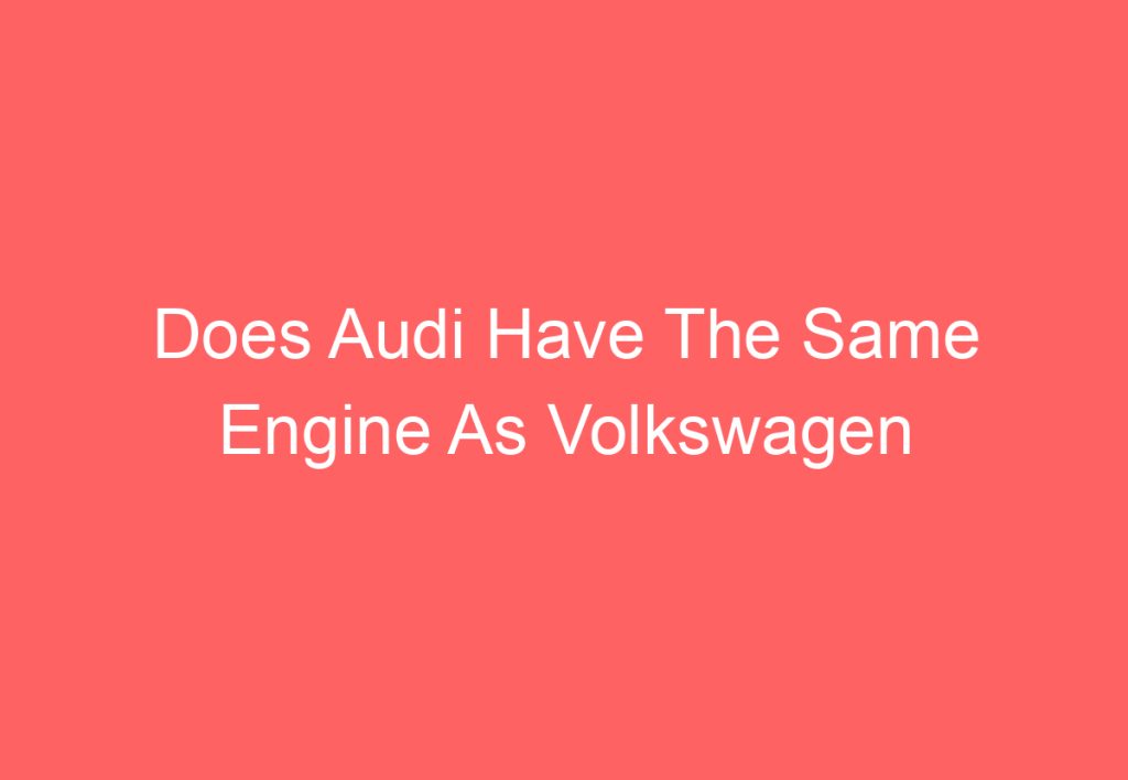 How To Find Volkswagen Engine Code (Explained) - VolkswagenBuddy