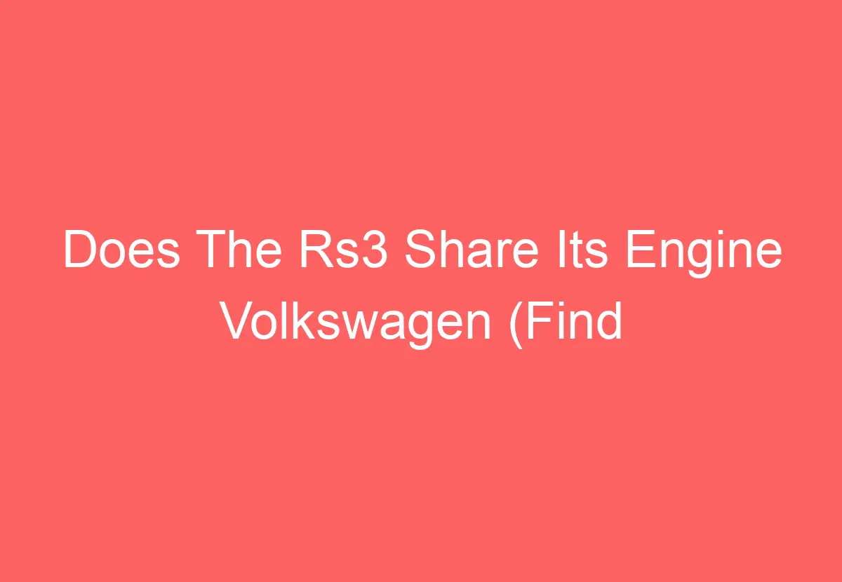 How To Find Volkswagen Engine Code (Explained) - VolkswagenBuddy