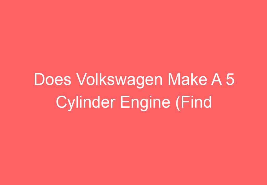 How To Find Volkswagen Engine Code (Explained) - VolkswagenBuddy