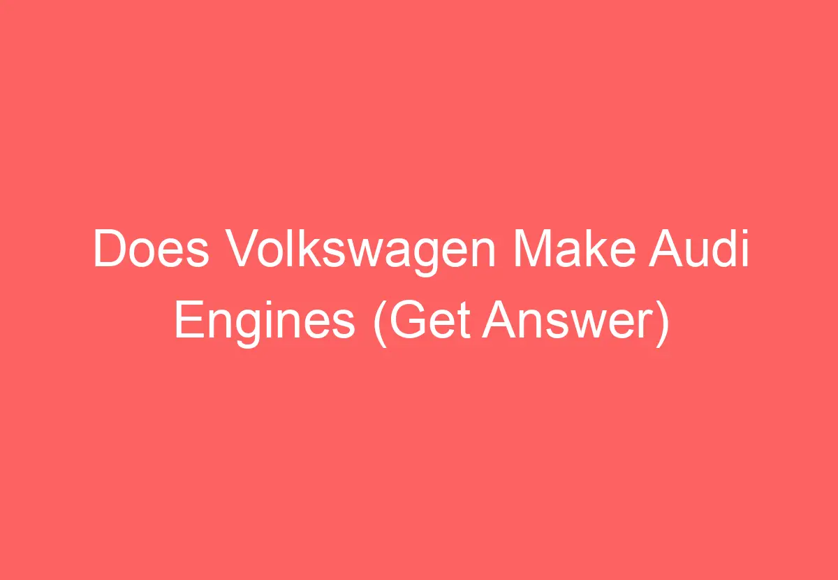 What Does The Check Engine Light Mean On A Volkswagen (Explained ...