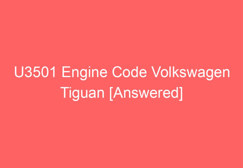 Volkswagen Engine Number Codes [Elaborated] - VolkswagenBuddy