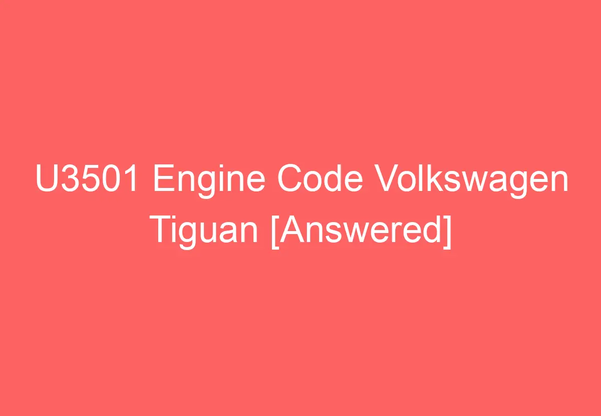 Volkswagen Engine Number Codes [Elaborated] - VolkswagenBuddy
