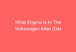What Does The Check Engine Light Mean On A Volkswagen (Explained ...