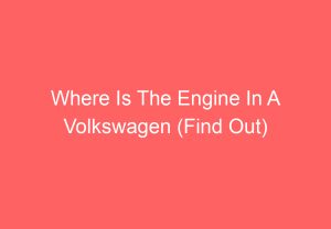 What Does The Check Engine Light Mean On A Volkswagen (Explained ...