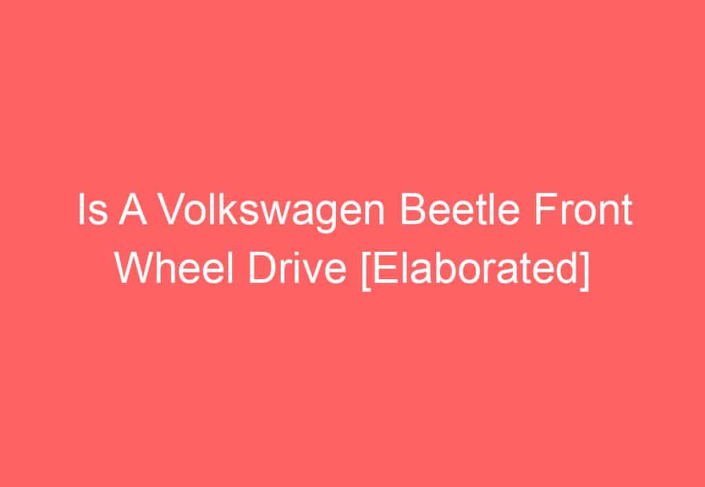 Are Volkswagen Jettas All Wheel Drive (Explained) - VolkswagenBuddy