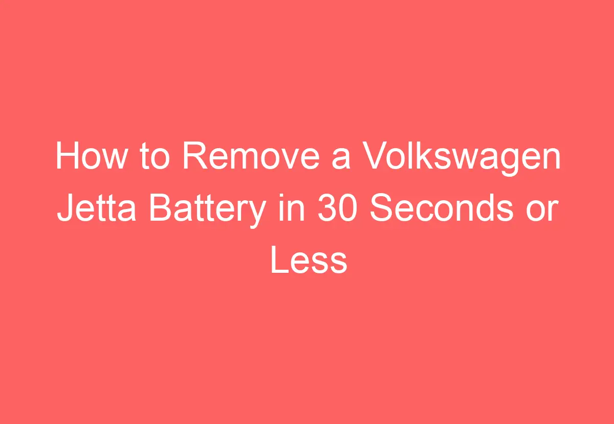 6 Common Problems With A VW Jetta (And How To Fix Them) - VolkswagenBuddy
