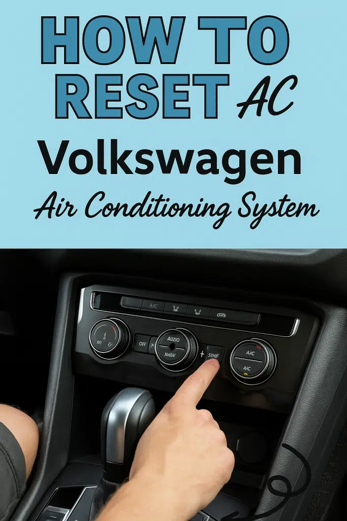 How To Reset Volkswagen AC System